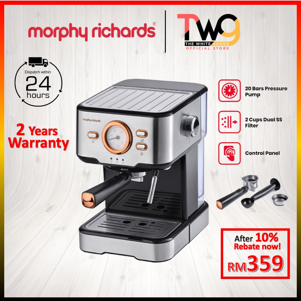 Morphy Richards Pressure Espresso Coffee Machine 20bars | 172EM1 ...