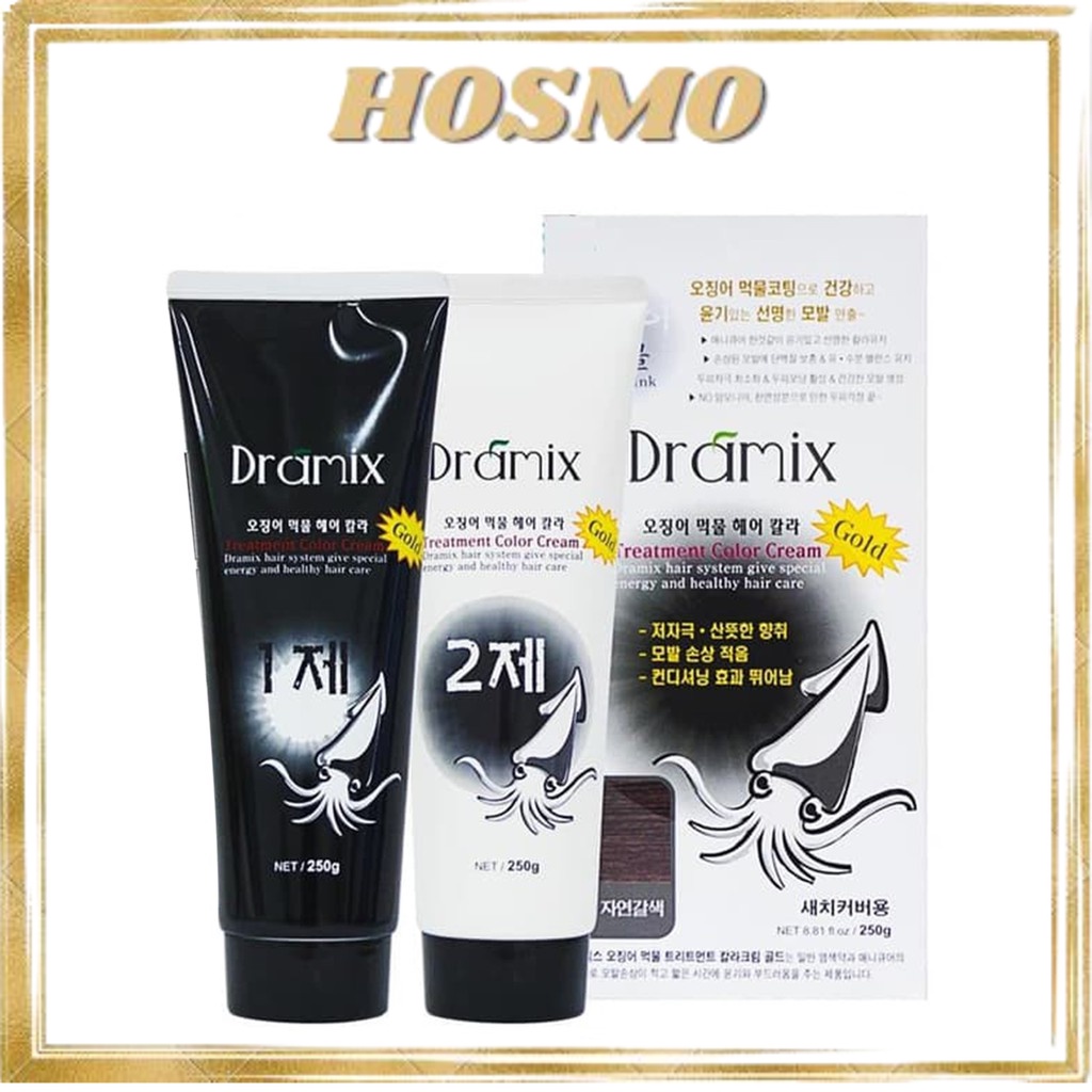 Dramix Treatment Color Cream Squid Ink 250g + 250g | Shopee Malaysia