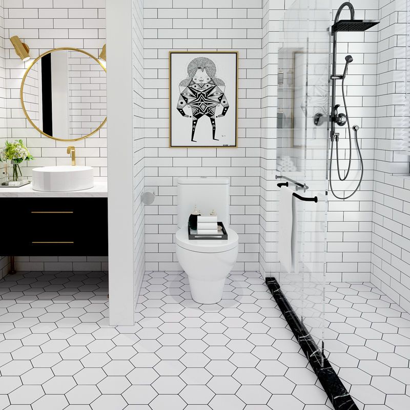 Thickened Waterproof Bathroom Floor Paste Non-Slip Wear-Resistant ...