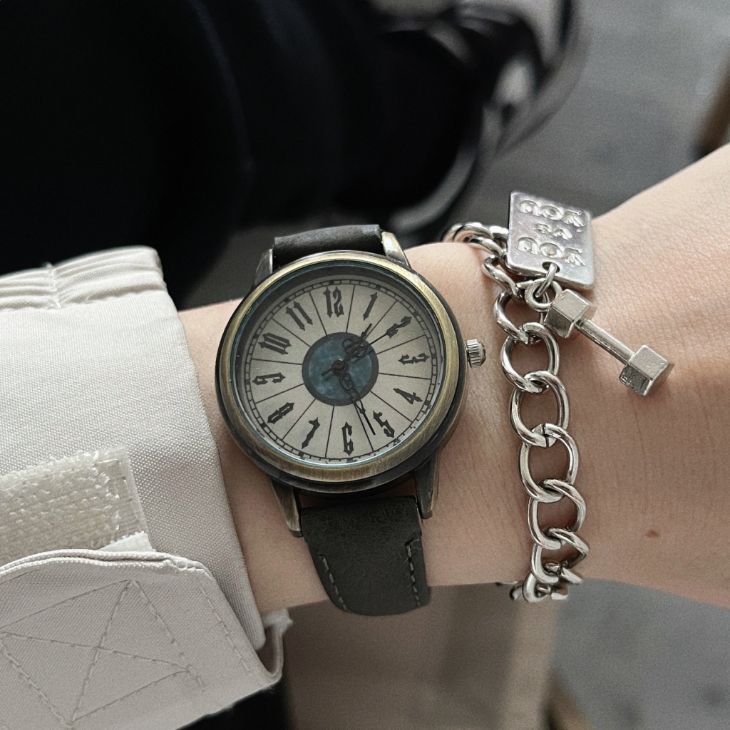 Nostalgic Vintage Roman Numeral Watch Men Women British Niche Round ...