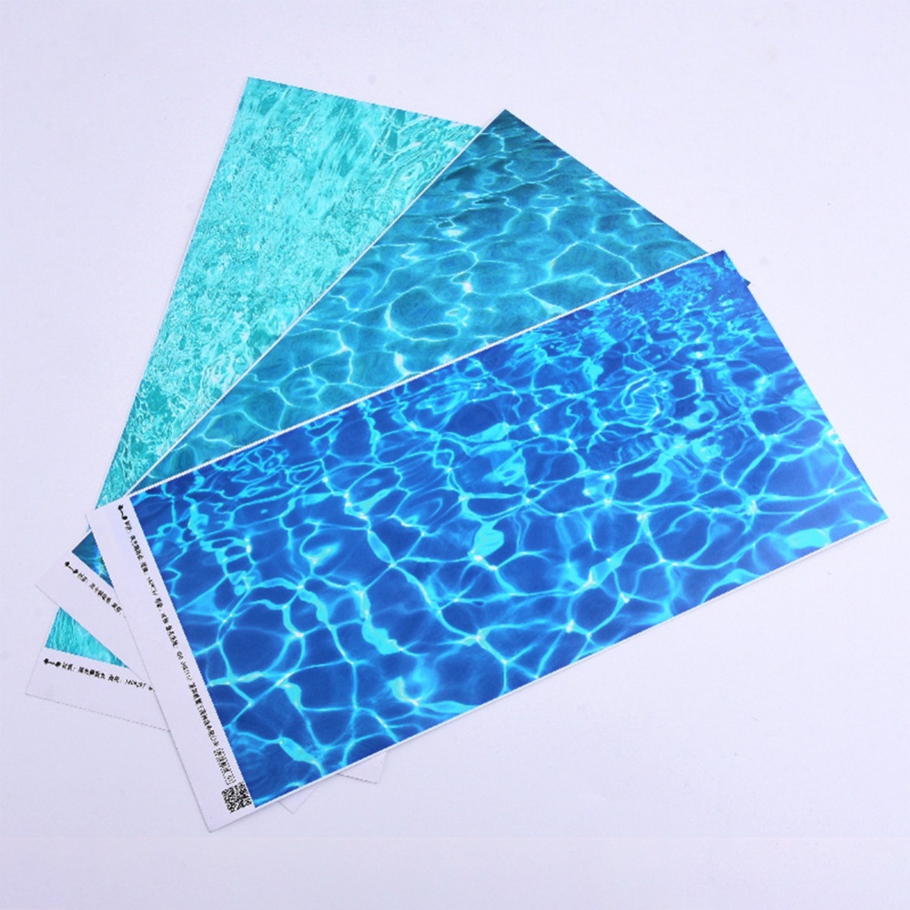 DIY Model Scene Decoration Ripple Water Effect Paper for Swimming Pool ...