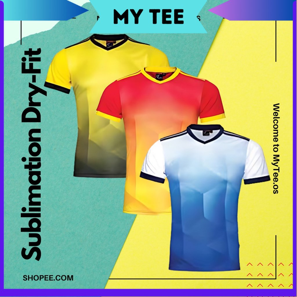 Arora Baju Sublimation Jersey Quick Dry Tee - CSJ | Shopee Malaysia