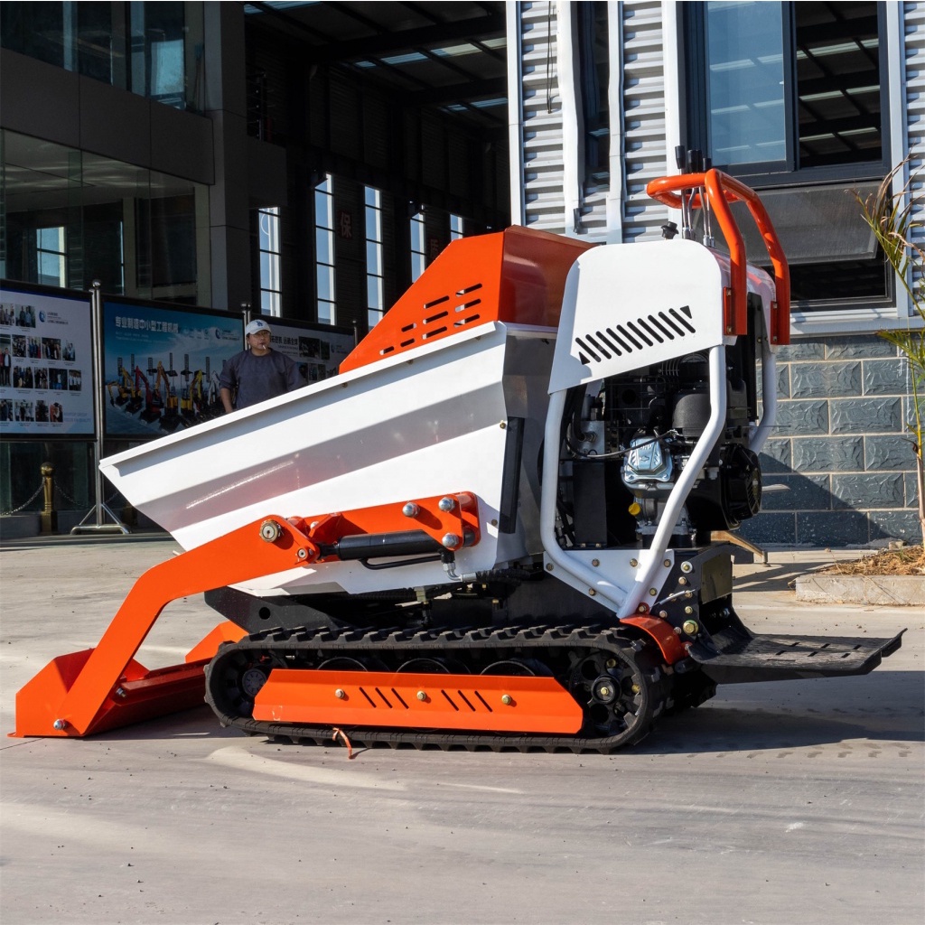 Garden Track Dumper 1ton Small Crawler Dump 500kg 1000kg Mini Dumper ...
