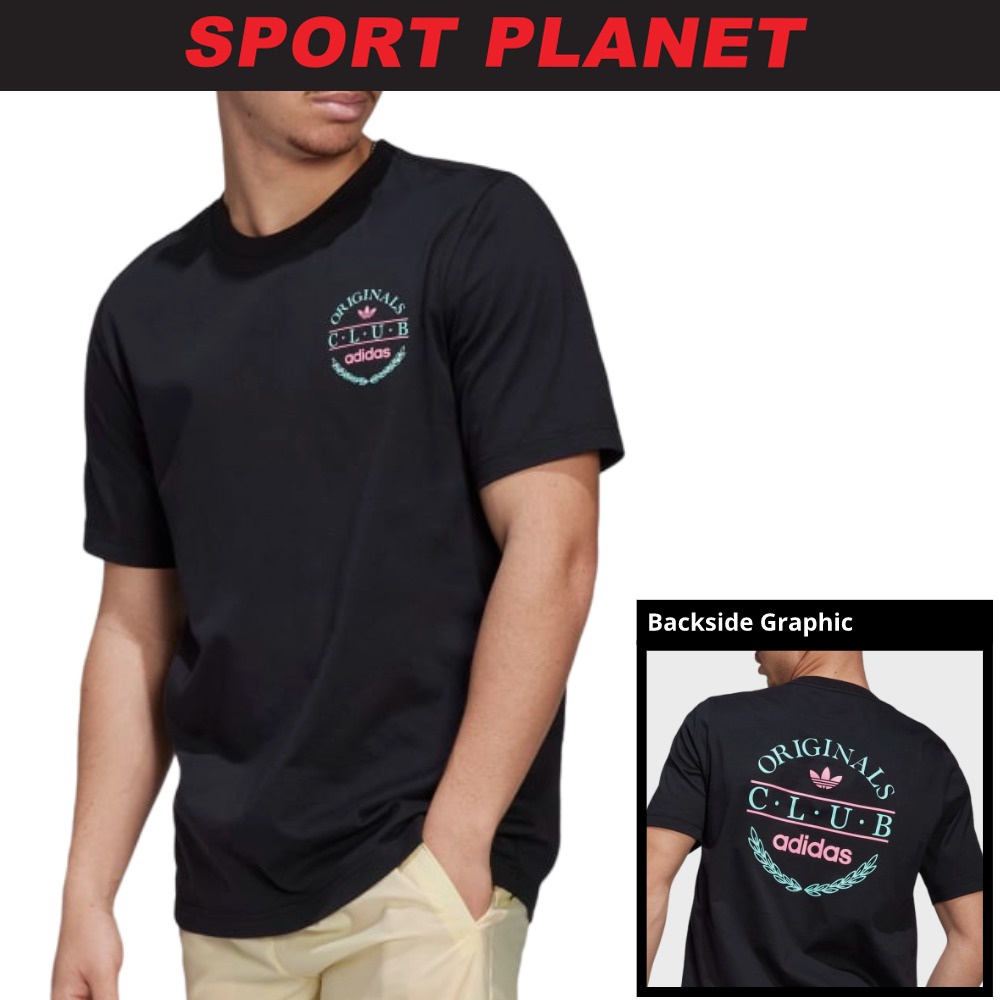 adidas Bunga Men Club Logo Tee Shirt Baju Lelaki (HR7890) Sport Planet ...