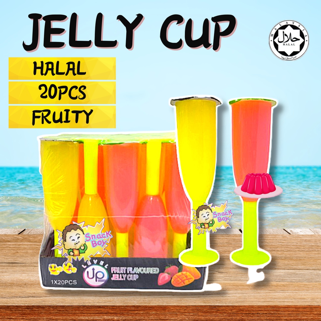20pcs QEQE Jelly Cup Fruits Flavour (Strawberry / Mango) | Shopee Malaysia