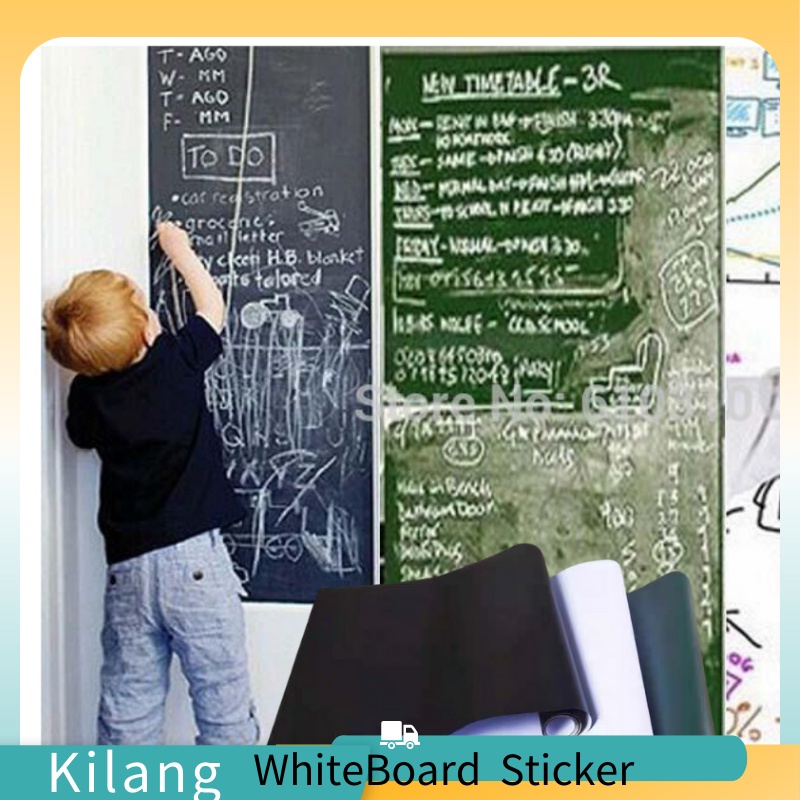 Free Marker Peel And Stick KYK Chalkboard Black board Papan Tulis Hitam ...
