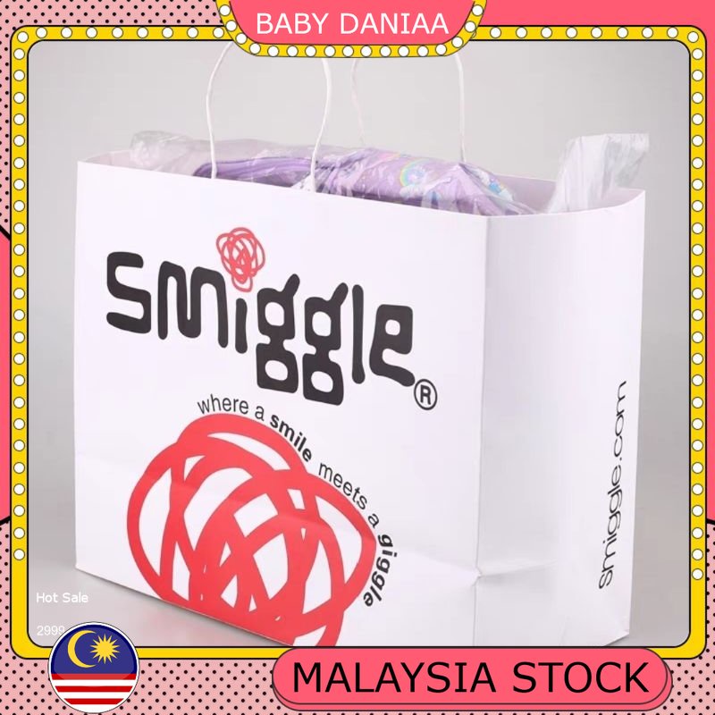 FREE PAPER BAG SMIGGLE ORIGINAL SAIZ BESAR | Shopee Malaysia