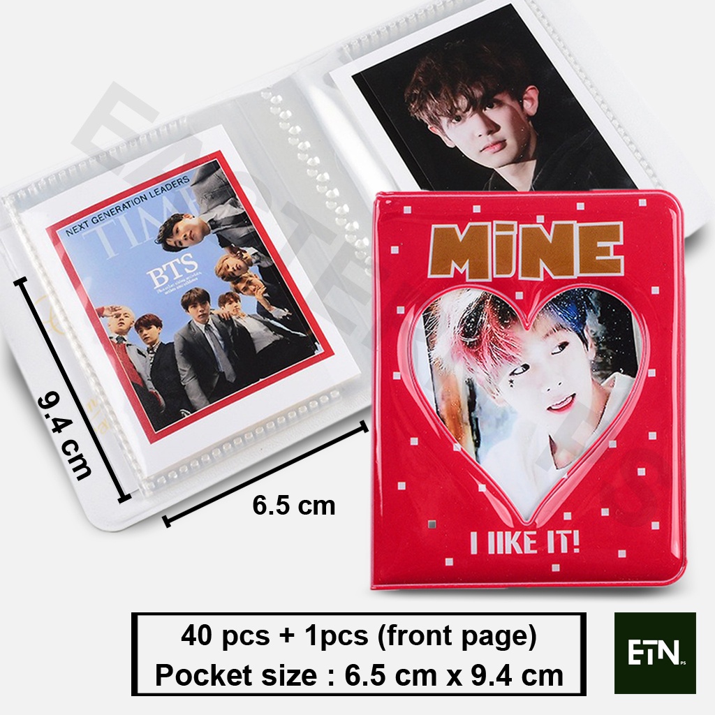(40 pocket)album/photo album/Korea Photo Album Case Storage /Lomo album ...