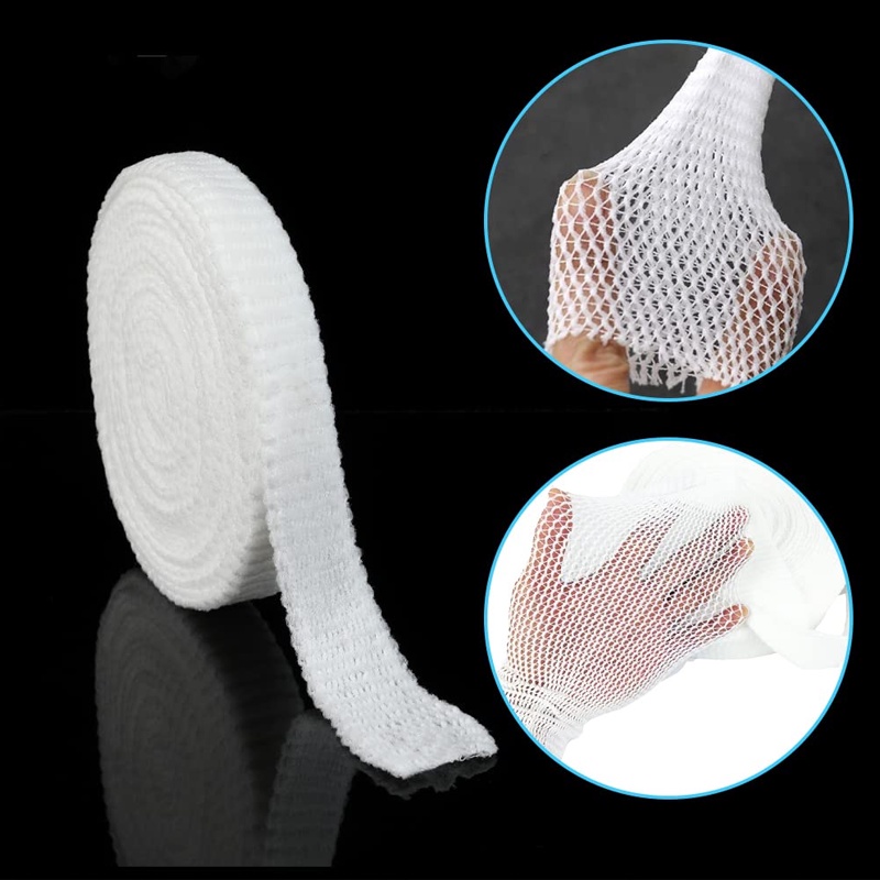 2M/Roll Elastic Net Wound Dressing Bandage Stretchable Medical Nursing ...