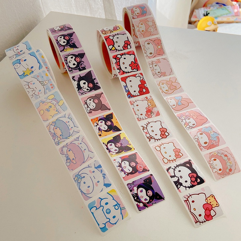 1 Roll Cute Sticker Cartoon Image Pattern Tapes Stickers Creative DIY ...