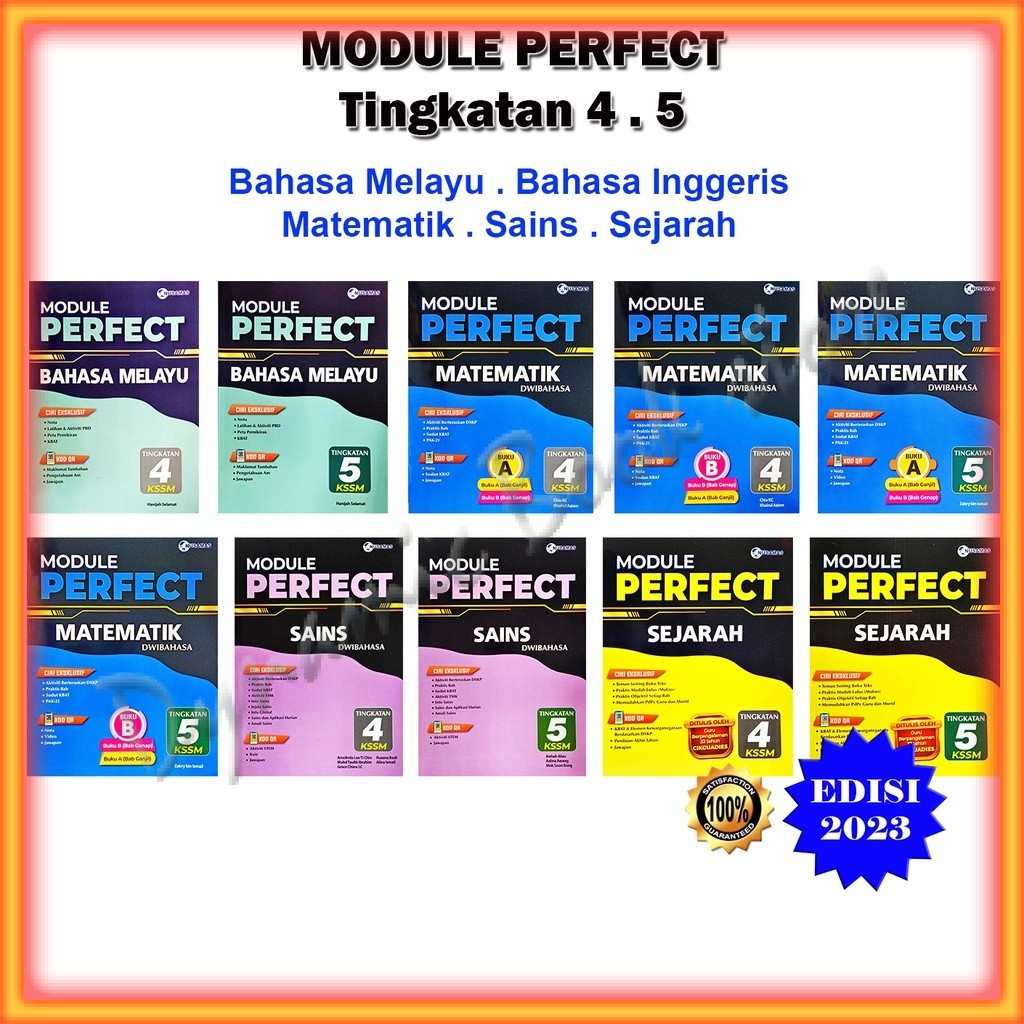 Buku Latihan : Module Perfect Tingkatan 4 / 5 Edisi 2023 - B.Melayu ...