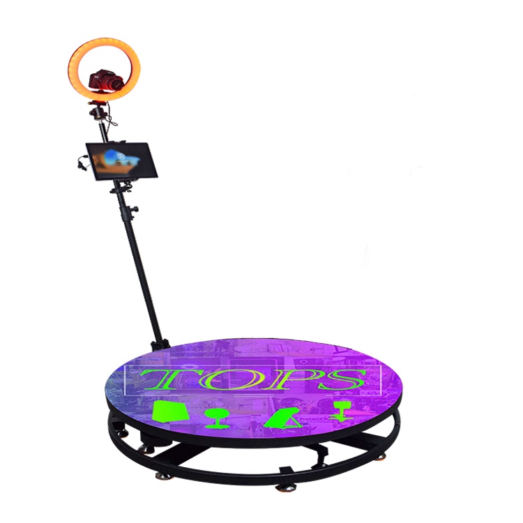 《KL IN STOCK》360 Spinning Photo Booth Machine Automatic 360 Photo Booth ...