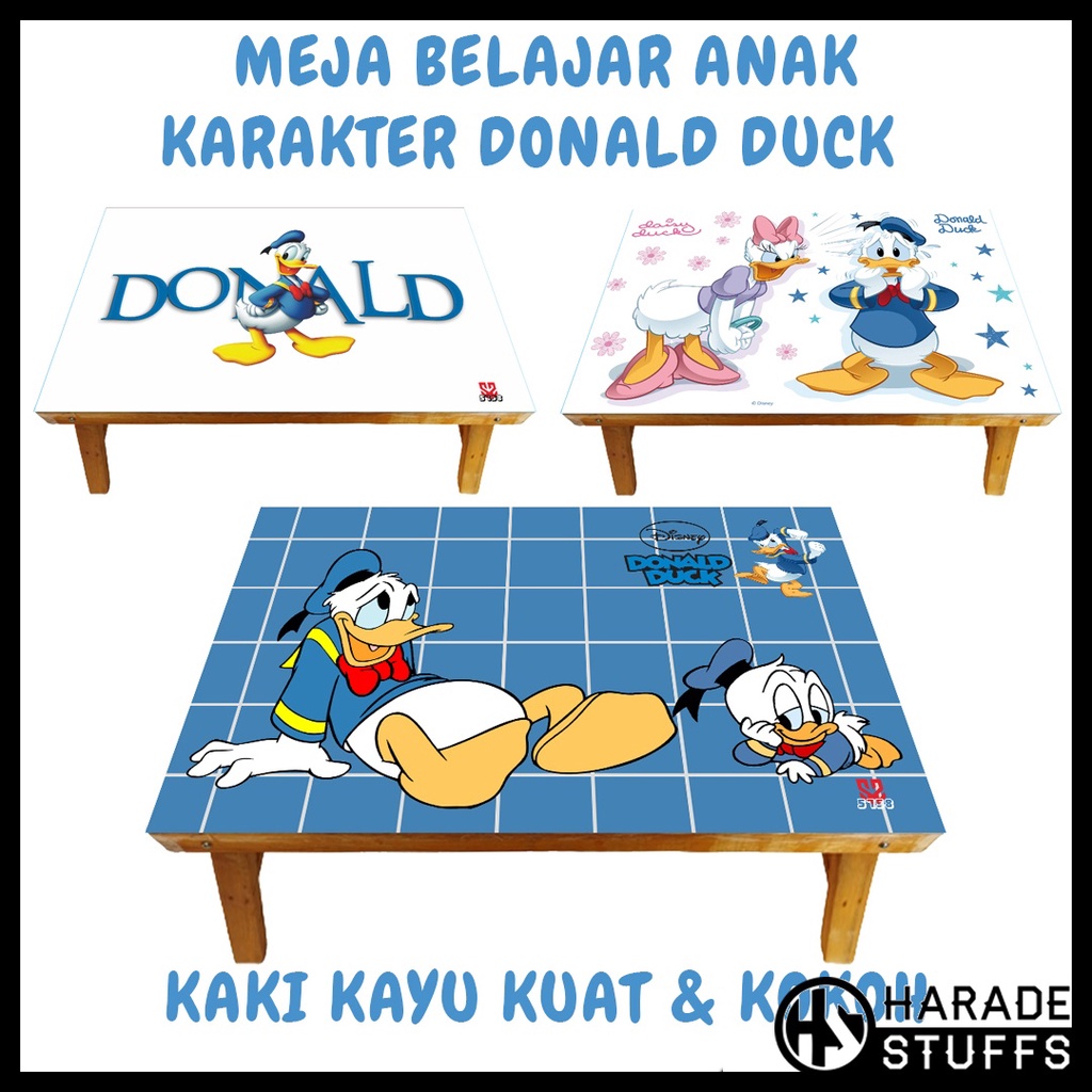 Donald DUCK Character Children's Folding Study Table | Shopee Malaysia