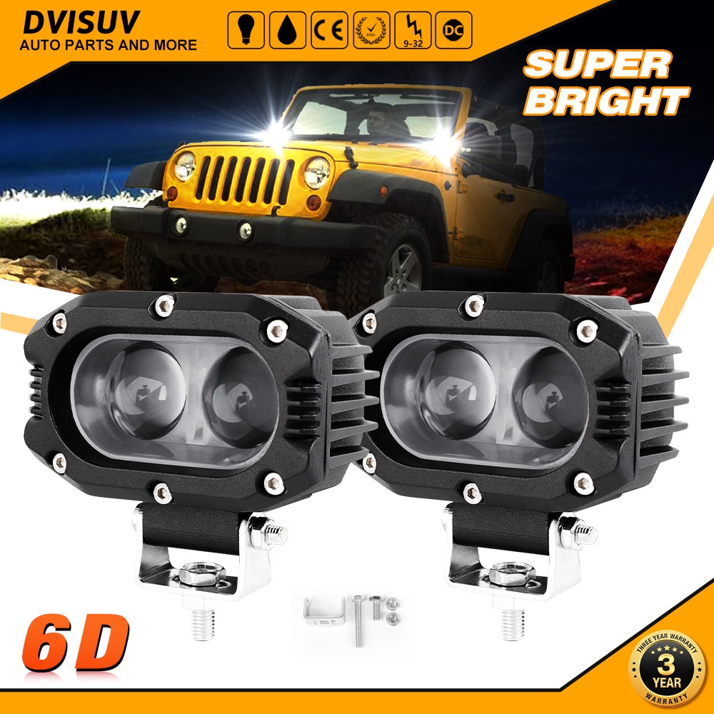 12D 96W Led Work Light Spotlights 4inch Motorcycle Lights for Car 4x4 ...