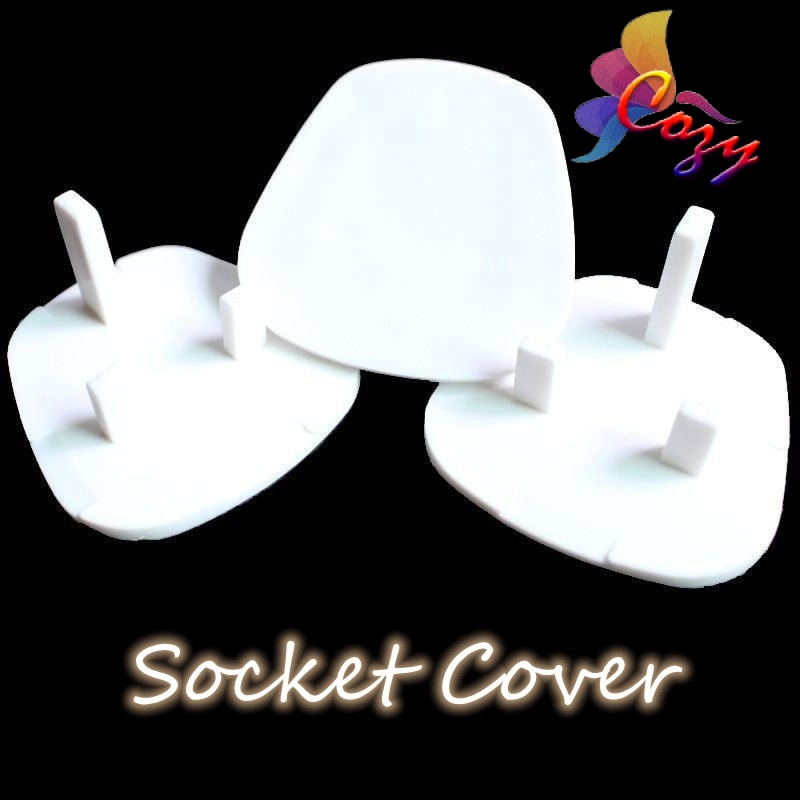 (1 PC) Socket Cover 3 Pin Plug Kid Children Baby Safety Protector ...