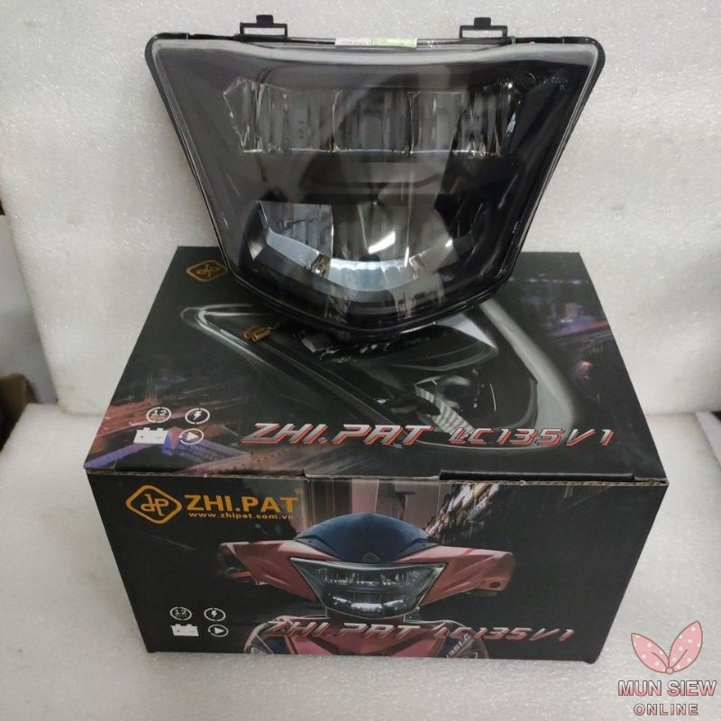 Head Lamp Lampu Depan (Macam Zhipat) LED Yamaha Lc135v1 Lc135 V1 V2 V3 ...
