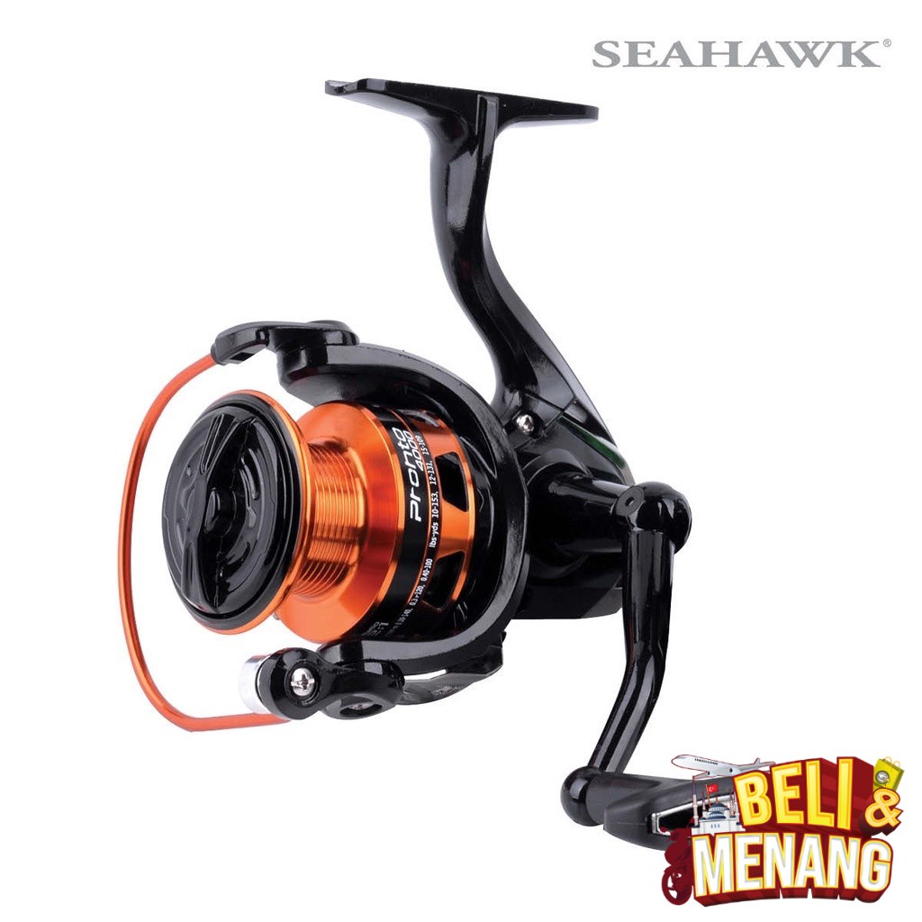 Seahawk Pronto Fishing Reel I Aluminium Spool Strong Body | Shopee Malaysia
