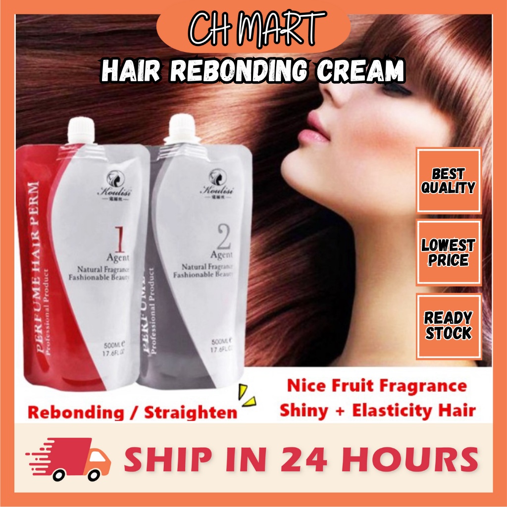 Rambut Hair Rebonding Cream 500ml Ubat Krim Lurus Rebonding cream Hair ...