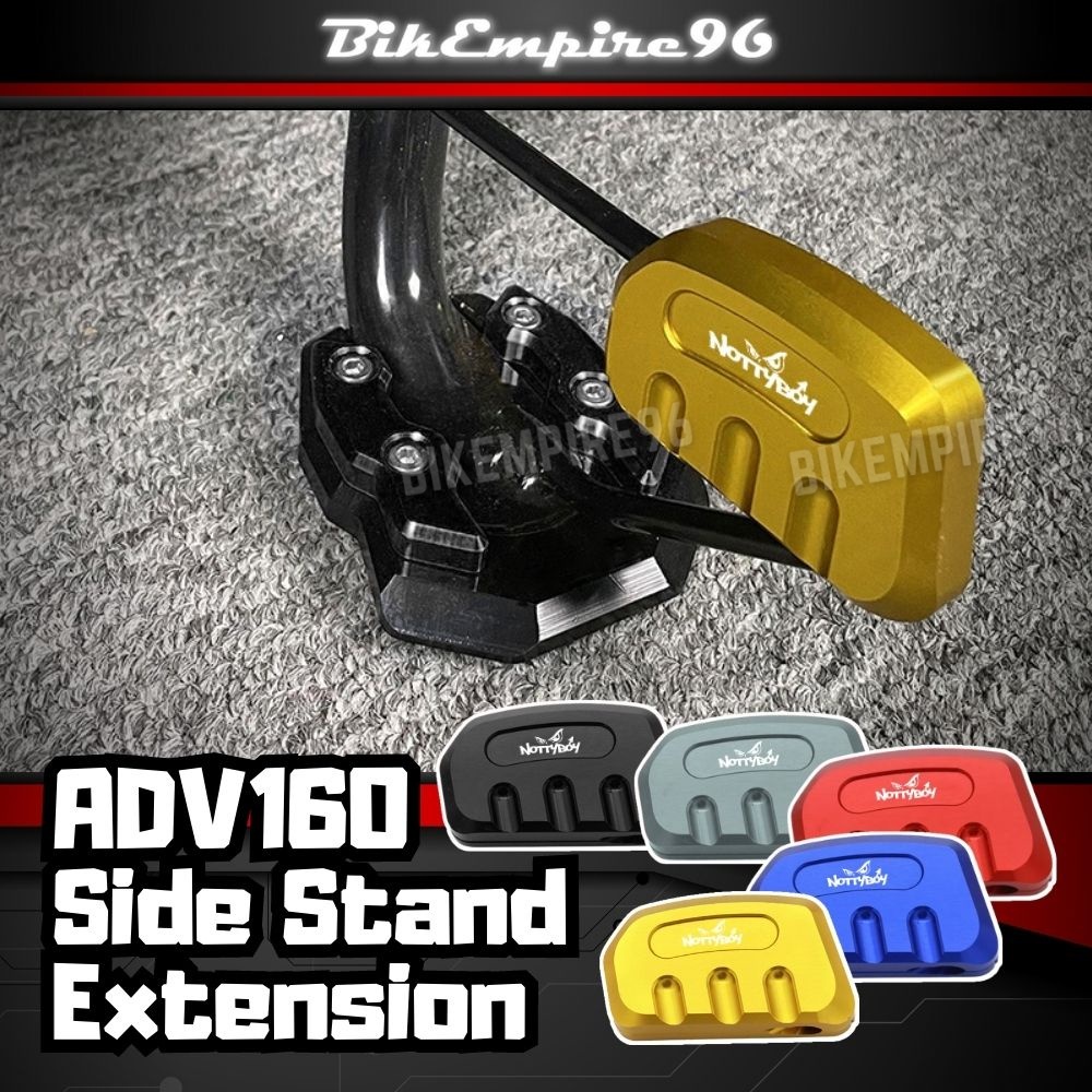 Honda ADV160 Side Stand Extension Easy Kick for Bigger Size Premium ...
