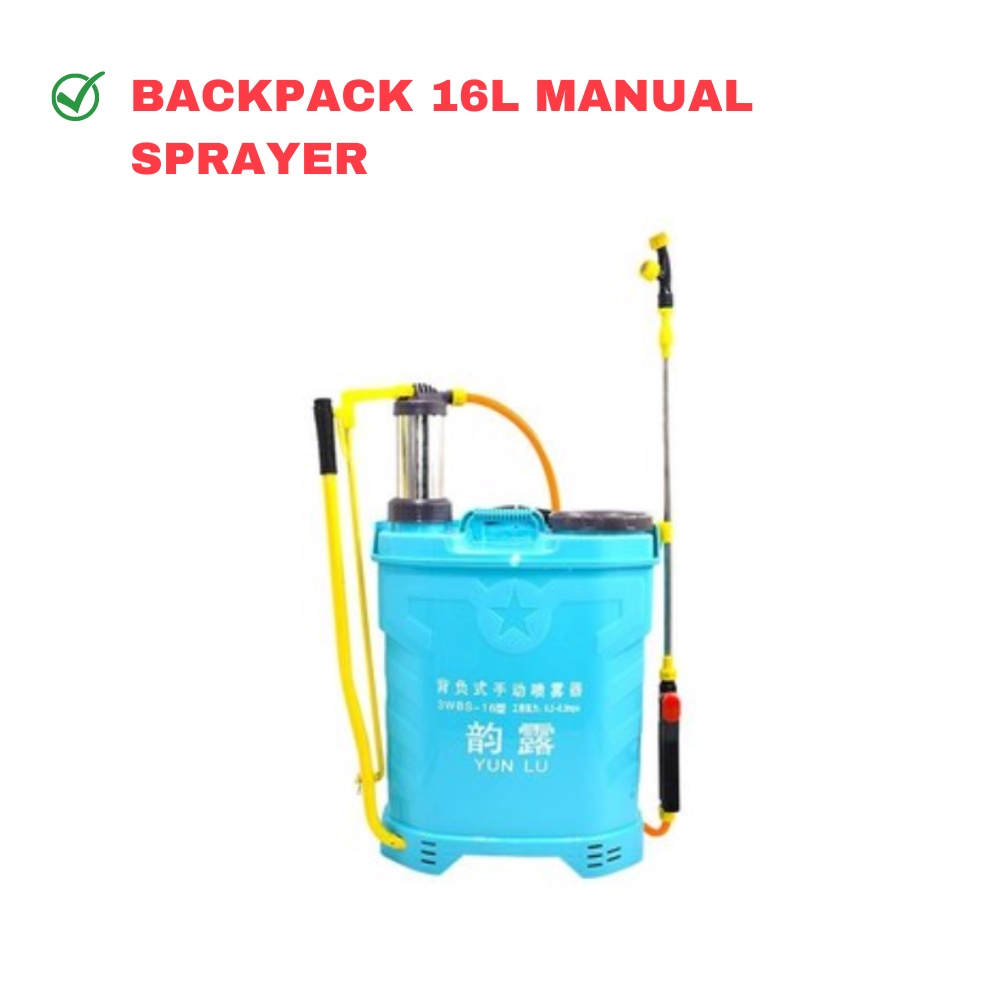 Knapsack 16L Sprayer/Blue Sprayer Manual Hand Pump Tank Sprayer Garden ...