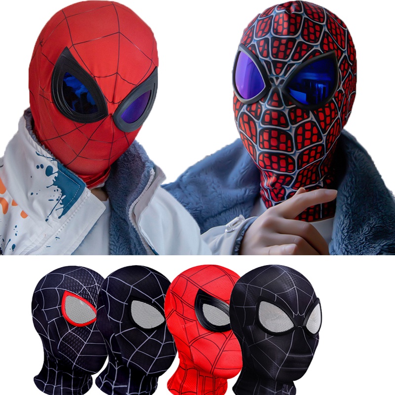 Halloween Spiderman Mask Miles Morales Raimi Mask Cosplay Superhero ...