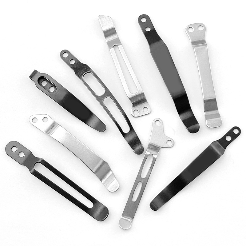 LUC Folding knife holder stainless steel back clip pocket rack knife ...