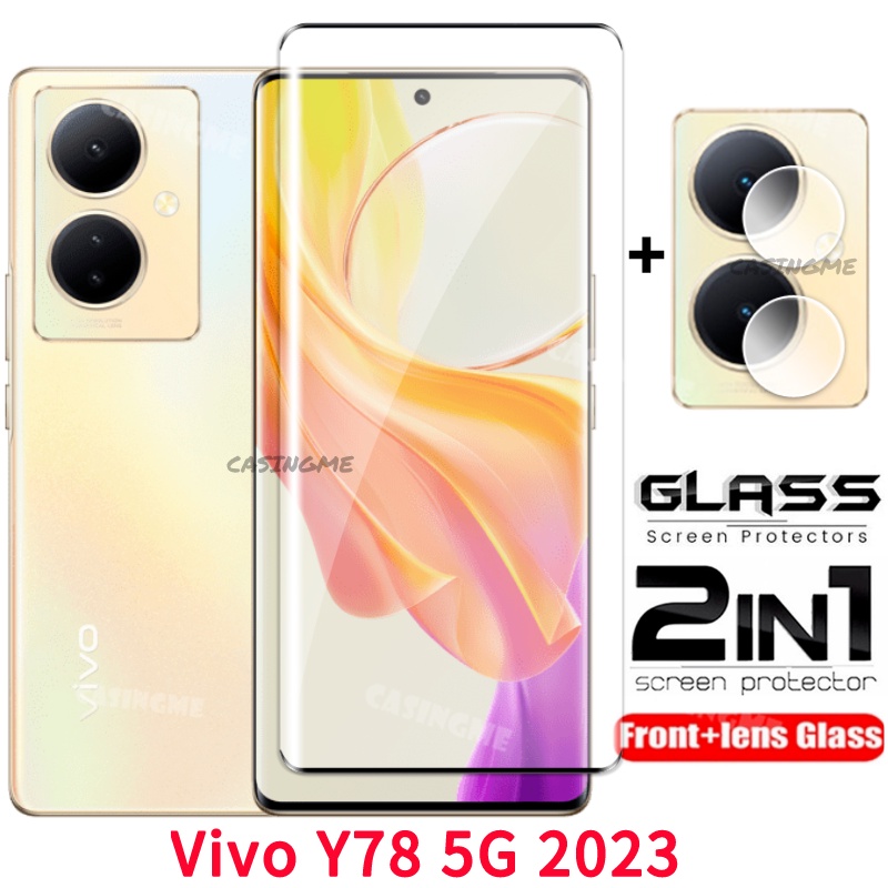 2023 Vivo Y78 5G Film 2 in 1 Screen Protector For Vivo Y78 5G Y 78 78Y Vivo Y78 Y27 4G 5G 2023 ...