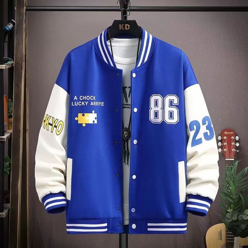 Baseball uniform men's loose boys' versatile jacket | Shopee Malaysia
