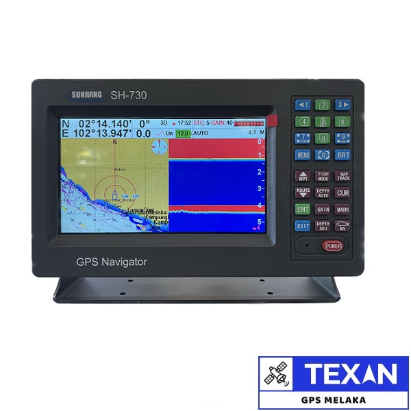 SUNHANG SH-730 7-inch Marine GPS Navigation Chartplotter & Fishfinder ...