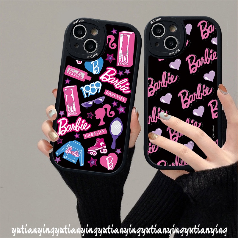 Cartoon Barbie Wardrobe English Alphabet Case Compatible for IPhone ...