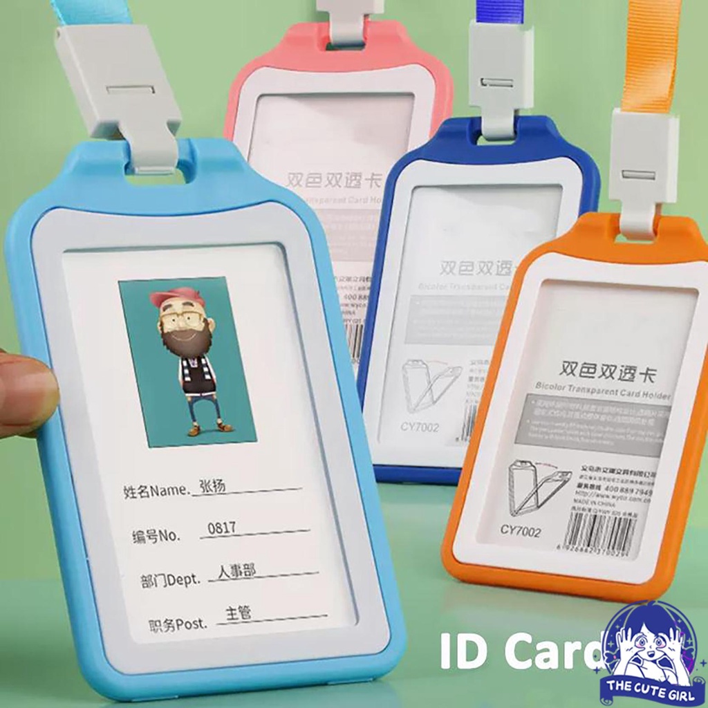 GANTUNGAN Name Tag Id card Holder/ Committee/ Name card Hanger/ Name Id ...