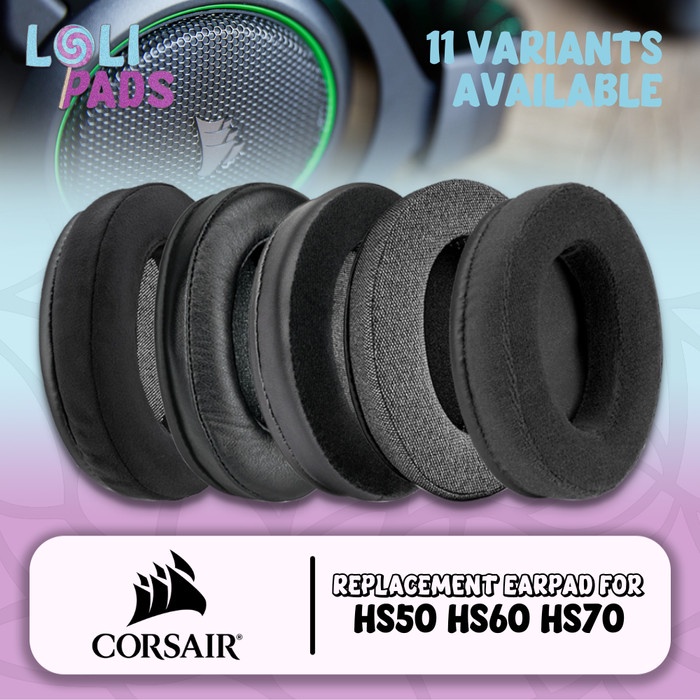 Corsair Earpad Foam HS35 HS45 HS50 HS60 HS70 HS 35 45 50 60 70 Earcup ...
