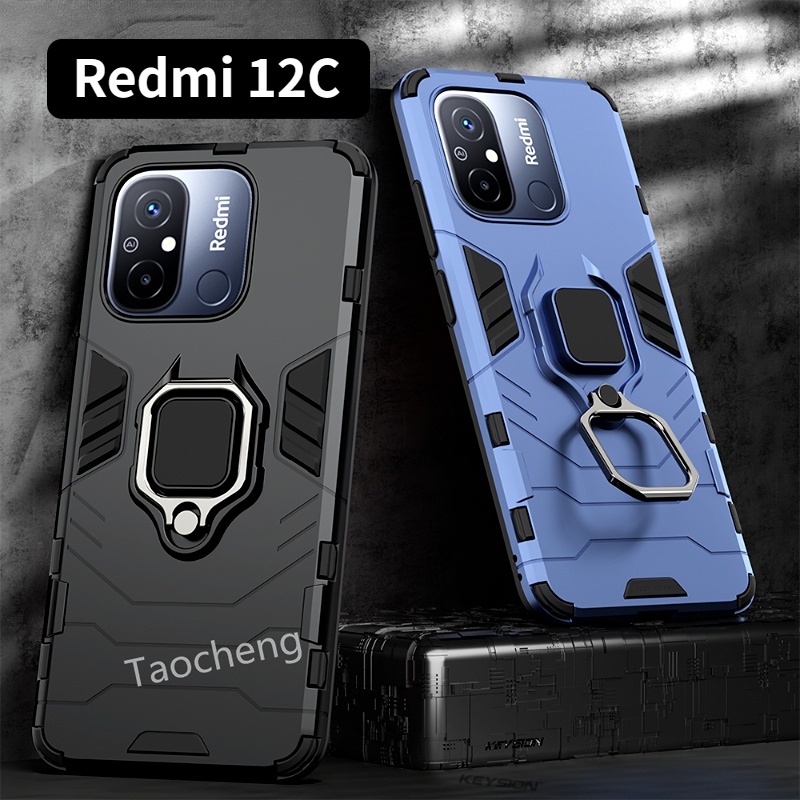 Casing For Xiaomi Redmi 12C Redmi12C 4G 2023 Phone Case Armor Ring ...