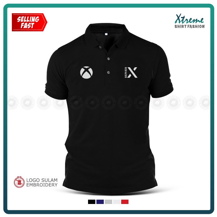 Polo T Shirt Design Xbox Series X One S 360 Microsoft Popular Video ...