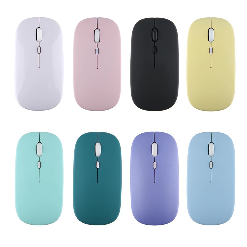 Bluetooth Mouse Rechargeable Wireless Mouse Computer Ergonomic Mini Usb ...