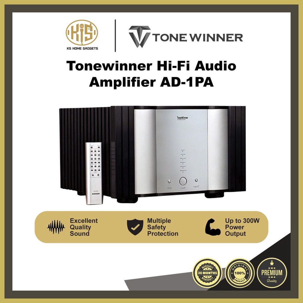 Tonewinner AD-1PA Class A 2CH HIFI Power Amplifier | Shopee Malaysia