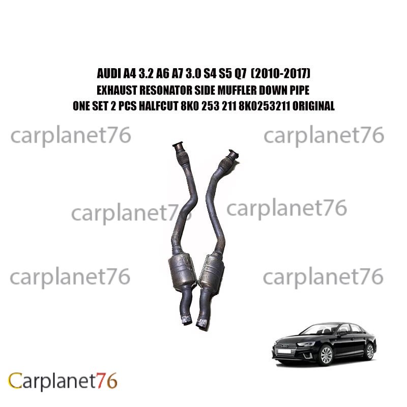 AUDI A4 3.2 A6 A7 3.0 S4 S5 Q7 (2010-2017)EXHAUST RESONATOR SIDE ...