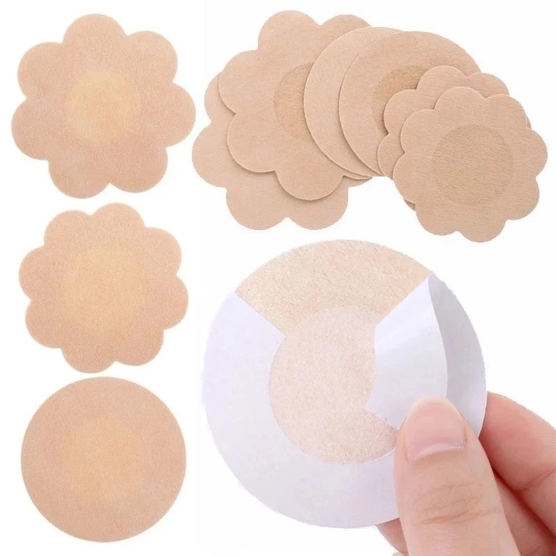 Women's Non-woven Invisible Breast Patches/Lift Tape Overlays on Nipple ...