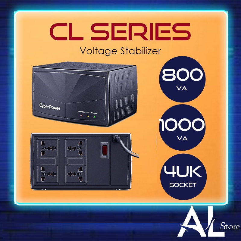 Cyberpower AVR CL1000EVR CL800EVR Auto Voltage Regulator Surge ...