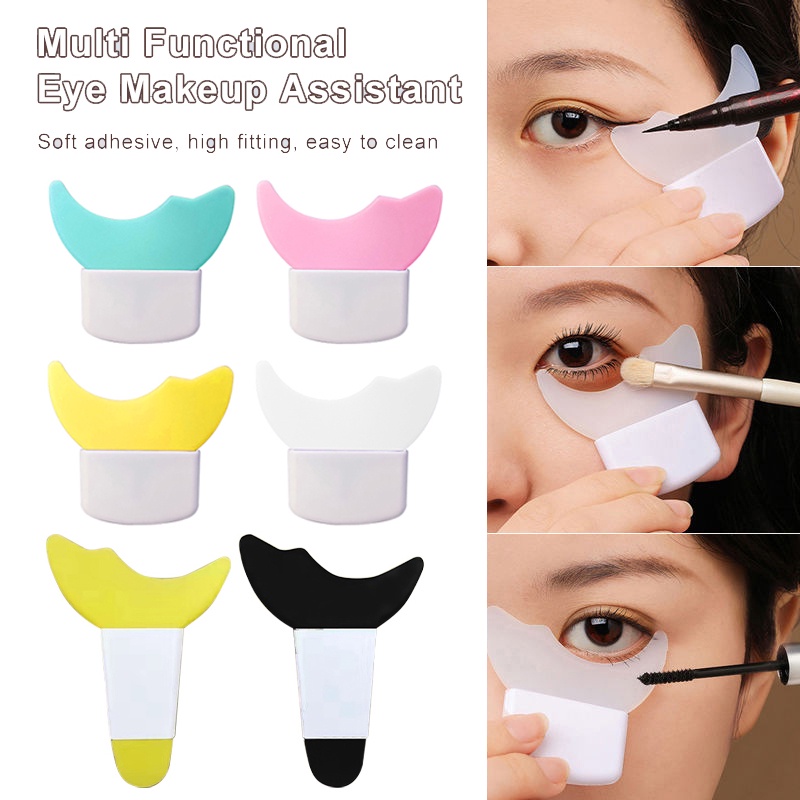 Silicone Eyelash Auxiliary Baffle Lower Eyelash Eyeliner Auxiliary ...