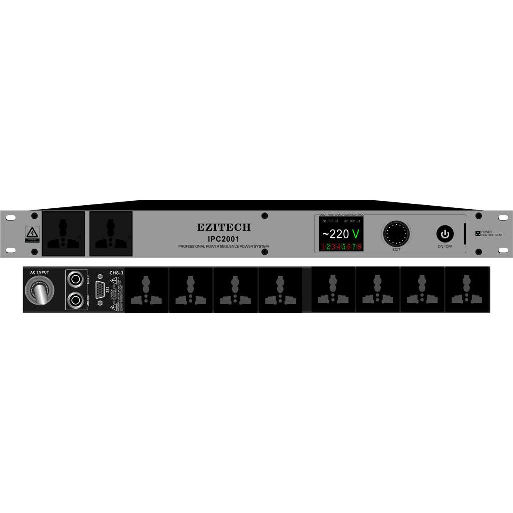 EZITECH IPC2001 / IPC-2001 PROFESSIONAL POWER SEQUENCE CONTROLLER ...