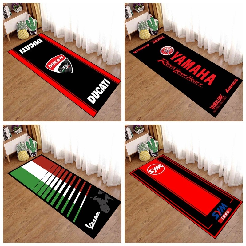50x160cm Motorcycle Display Mat Anti-Slip Carpet Racing Moto Carpets ...