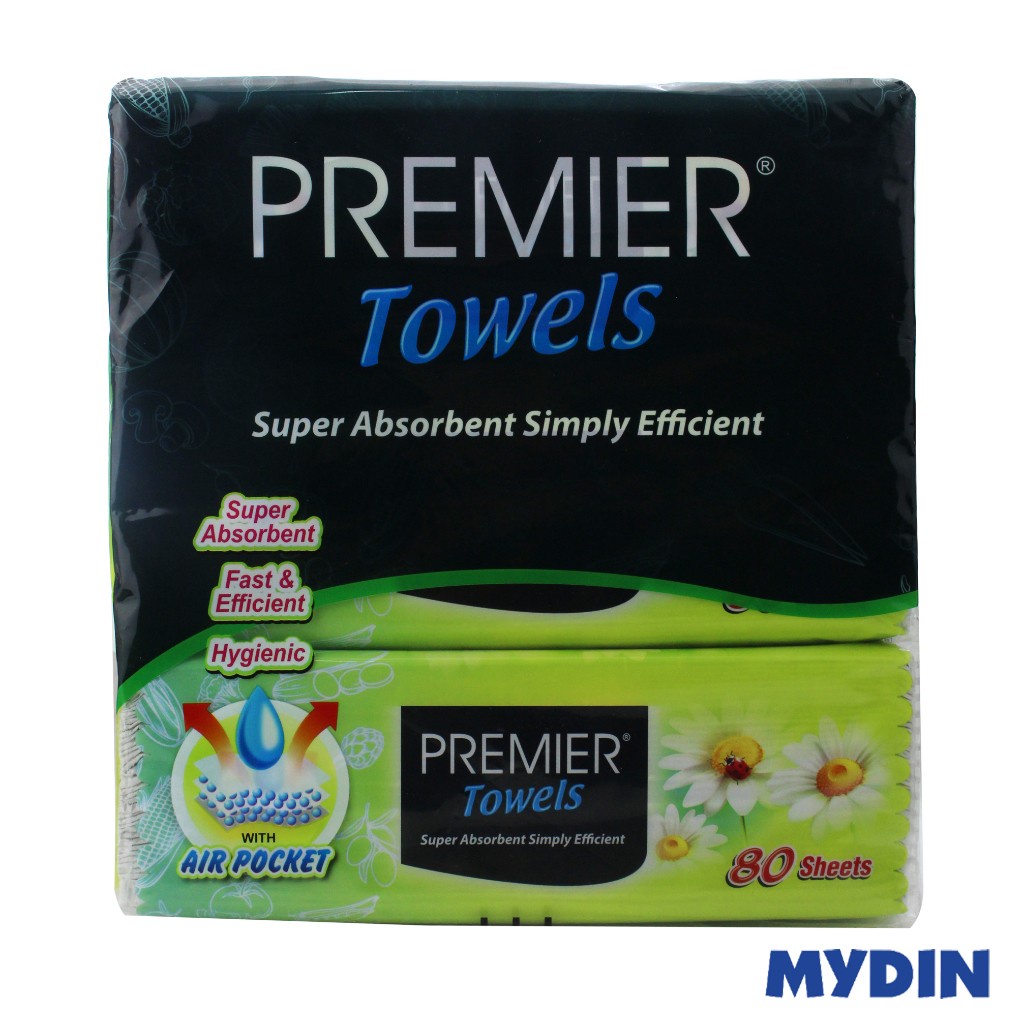 Premier Kitchen Towels Soft Pack (3 x 80's) | Shopee Malaysia