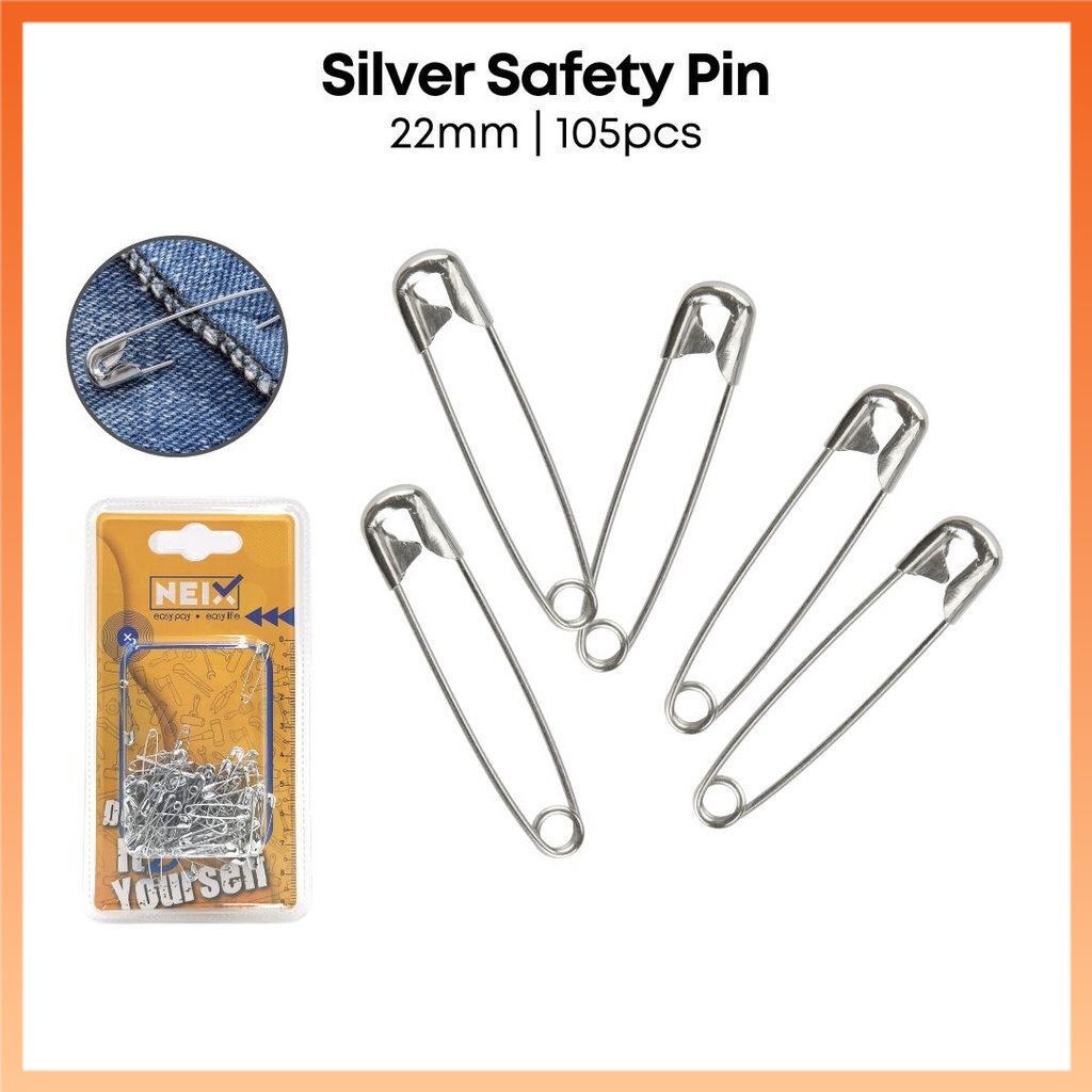 [READY STOCK] Silver Cloth Diapering Pins safety pin Pin keselamatan ...