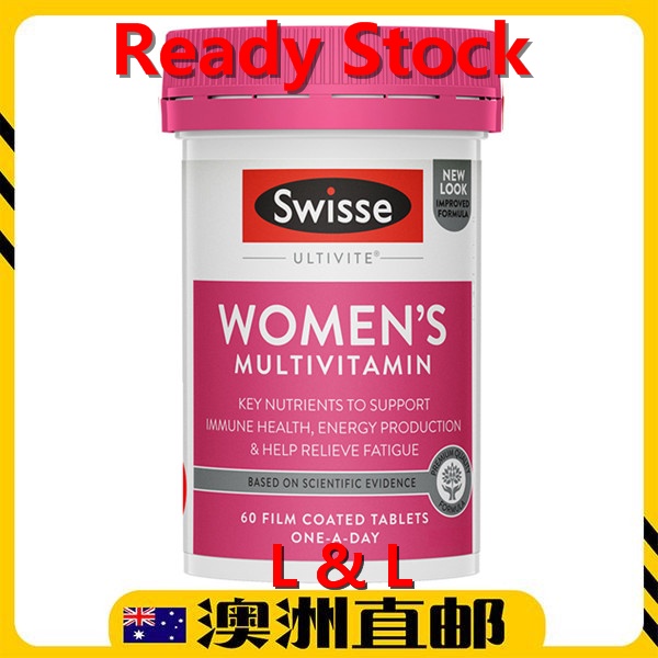 [Ready Stock EXP: 03/2027yr] Swisse Women's Ultivite Multivitamin 60 Tablets (Made in Australia ...