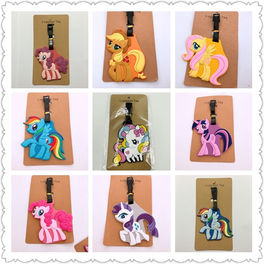My Little Pony Cartoon Luggage Tag Consignment Tag Name Tag Luggage Tag ...