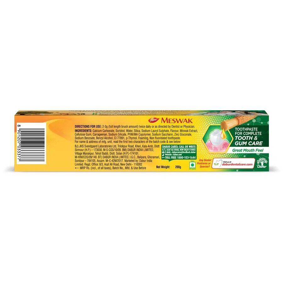 Dabur Meswak Pure Miswak Extract Toothpaste 200gm | Shopee Malaysia