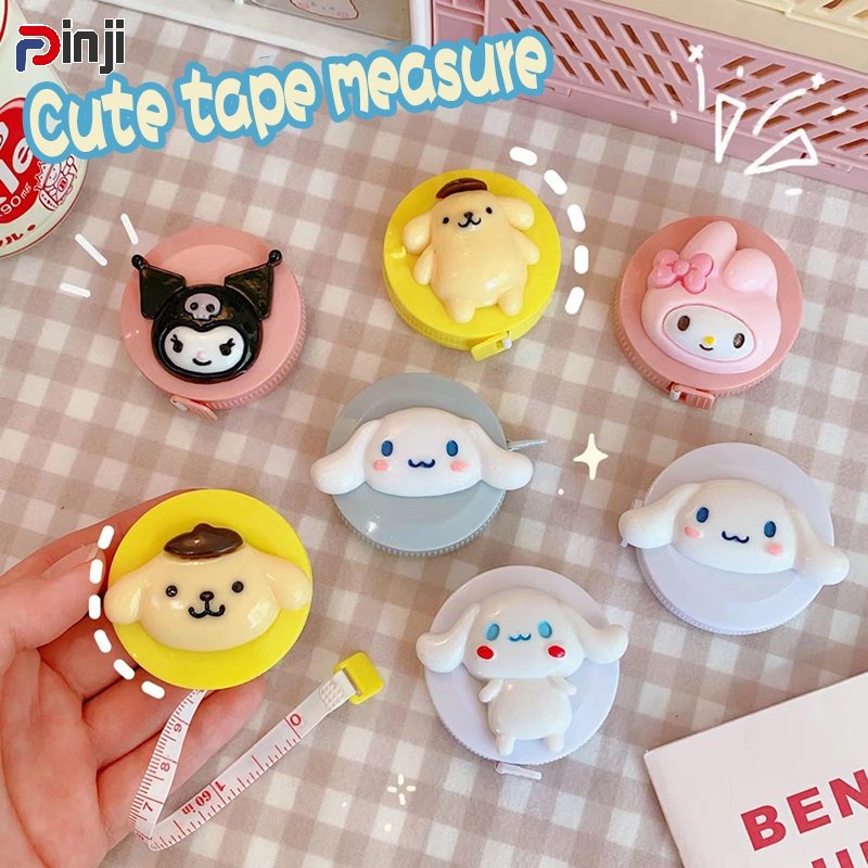 Cartoon Tape Measue Round Portable Rulers Waist Circumference Soft ...