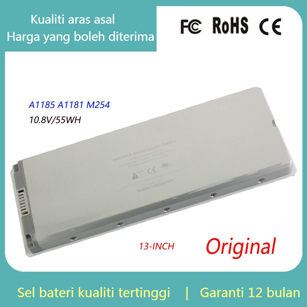 10.8V Original Laptop Battery for APPLE MacBook A1185 MB402 A1181 ...