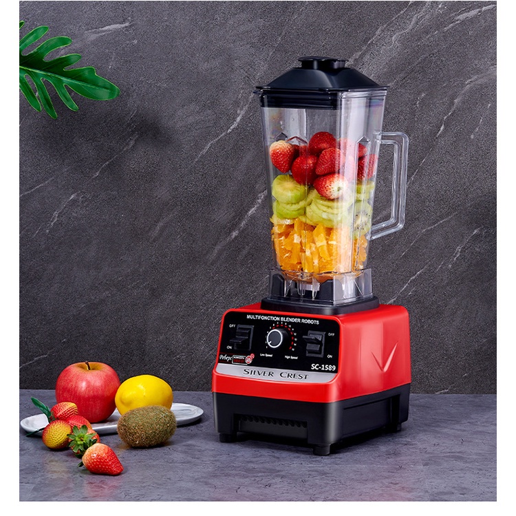 Blender Padu Heavy Duty 5500W Jug Besar / Silver Crest Blender 2.5L ...